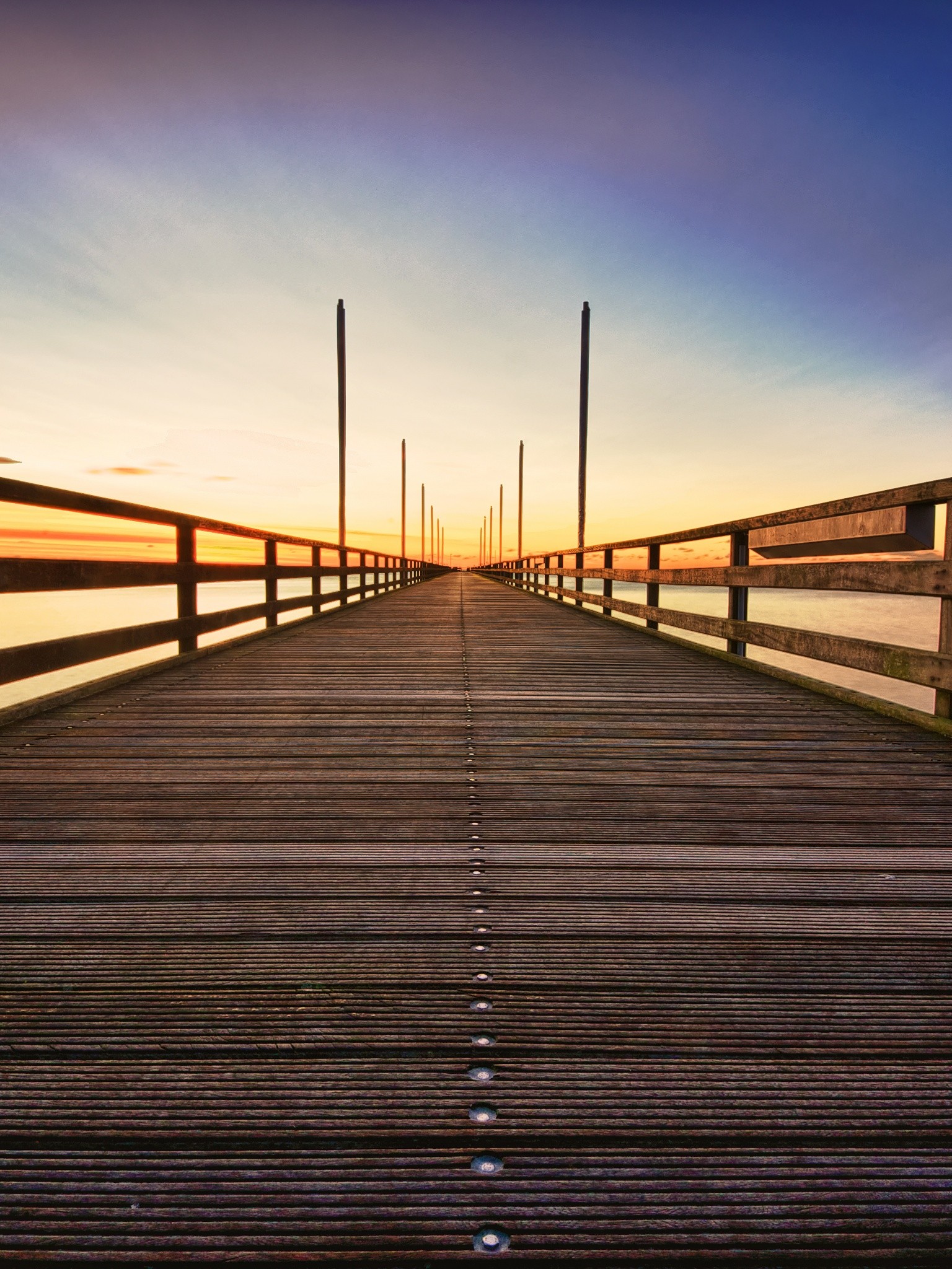 Nature Landscape Bridge Wallpaper - [1536x2048]