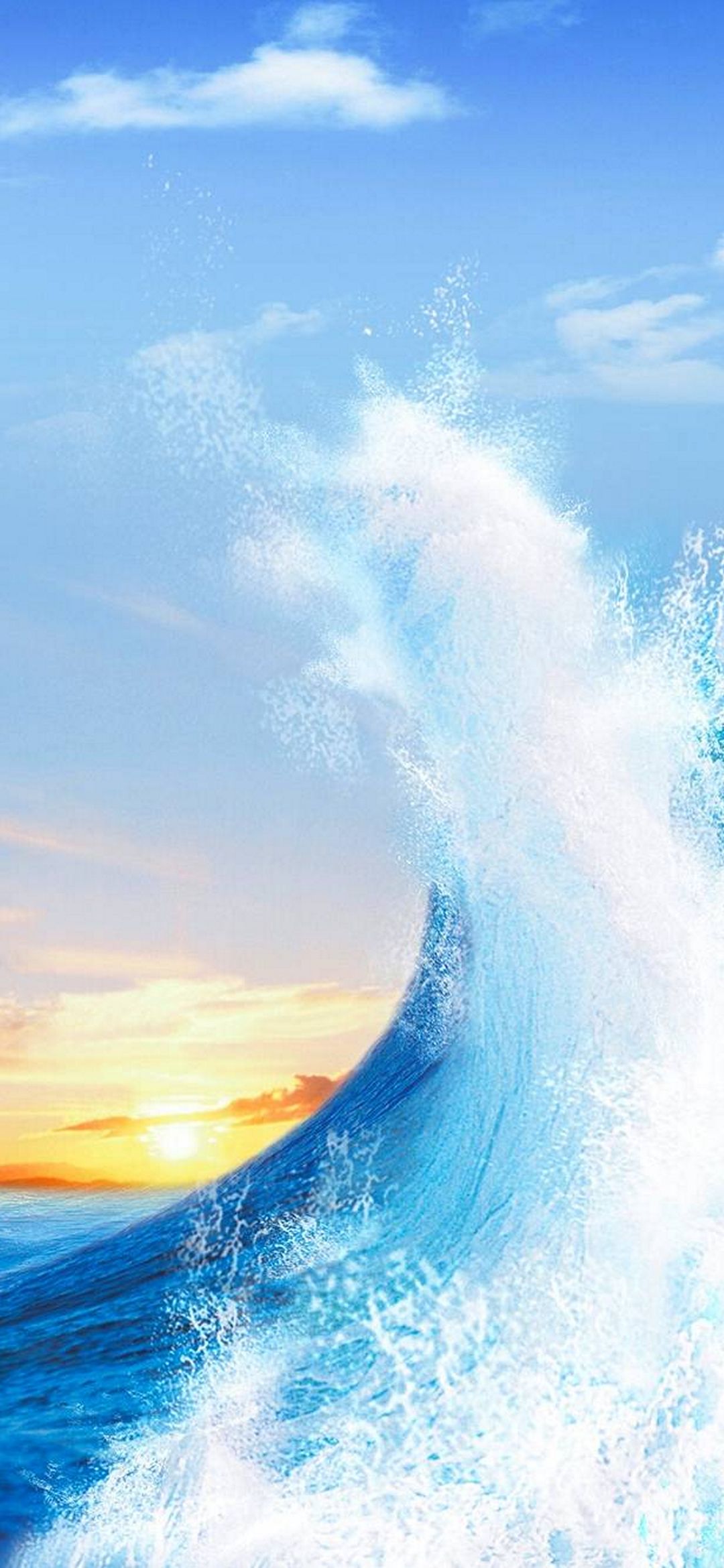 Waves Phone Wallpaper 099 - [1080x2340]